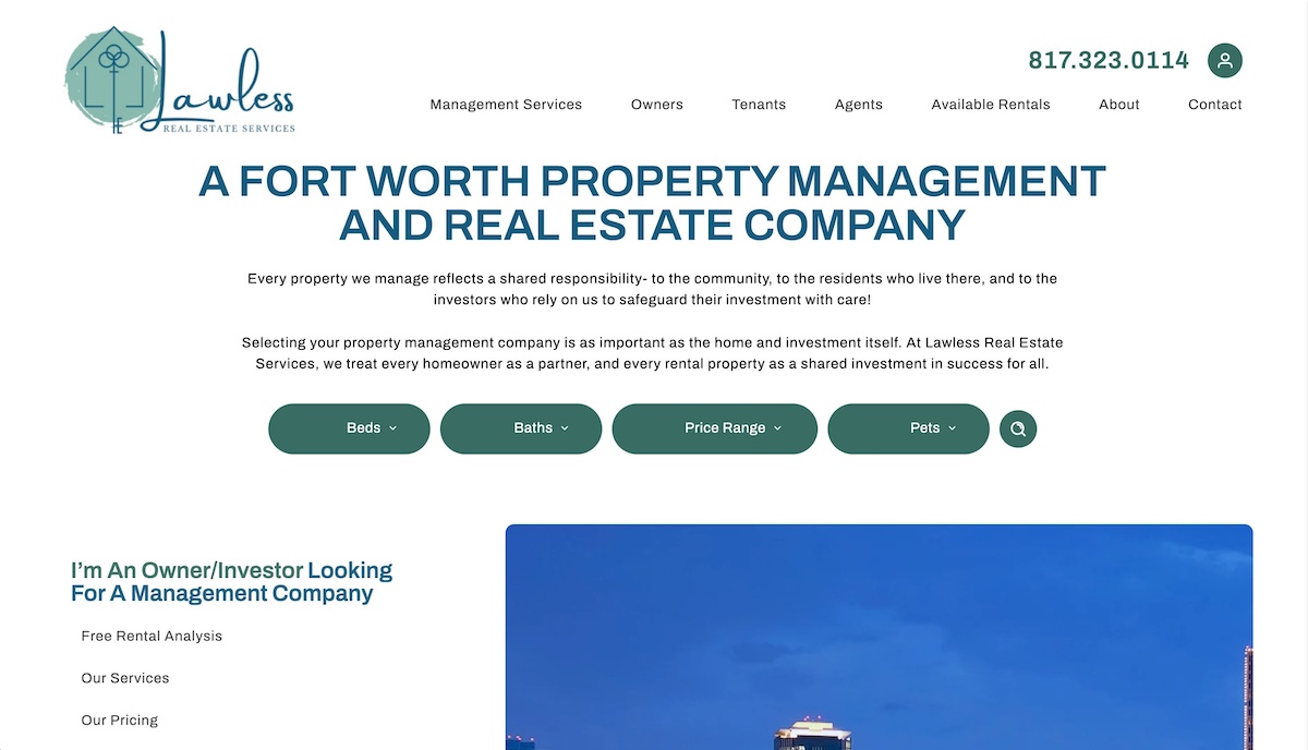 Fort Worth Property Management | Lawless Real Estate Services